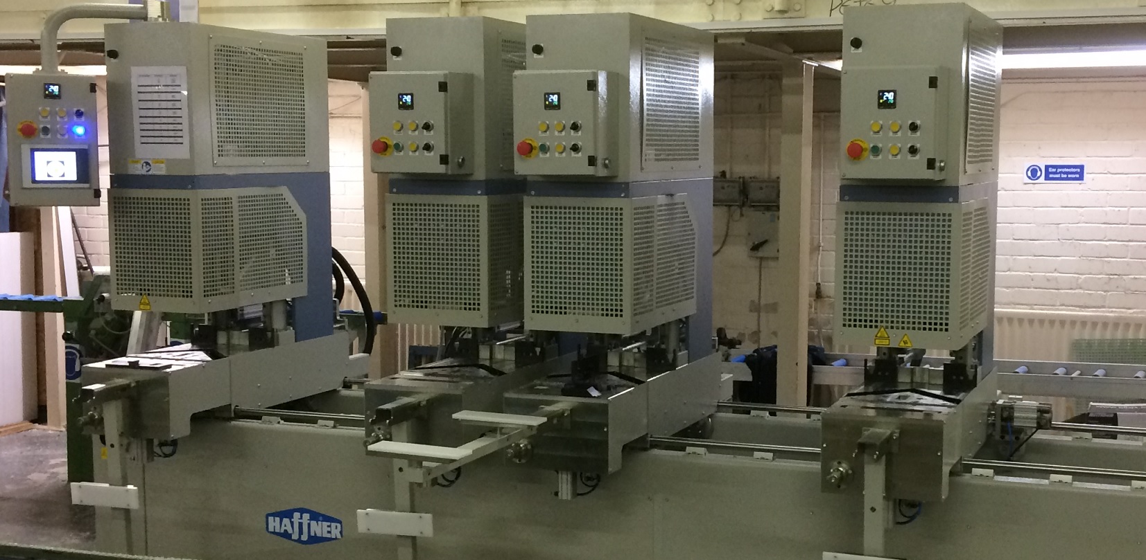 More Haffner machines installed at Hanley Trade Frames - Fenestra Build